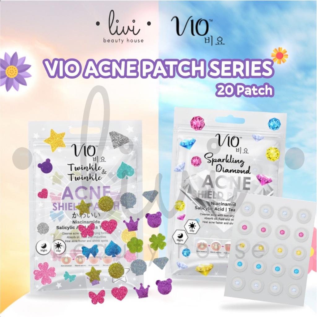 Jual LIVI - Vio Acne Shield 20 Patches SERIES | Shopee Indonesia