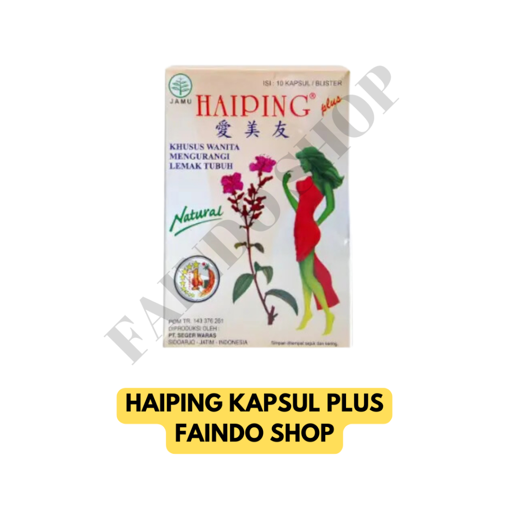 Jual Jamu Langsing Haiping Kapsul Plus Mengurangi Lemak Tubuh | Shopee ...