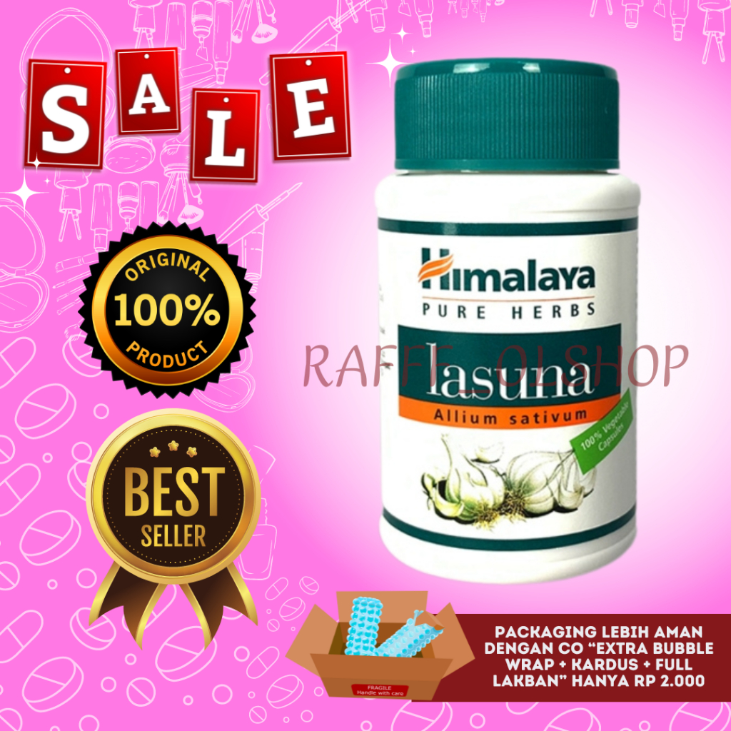 Jual Himalaya Lasuna 60 Kapsul - Menurunkan Kolesterol dan Lemak ...