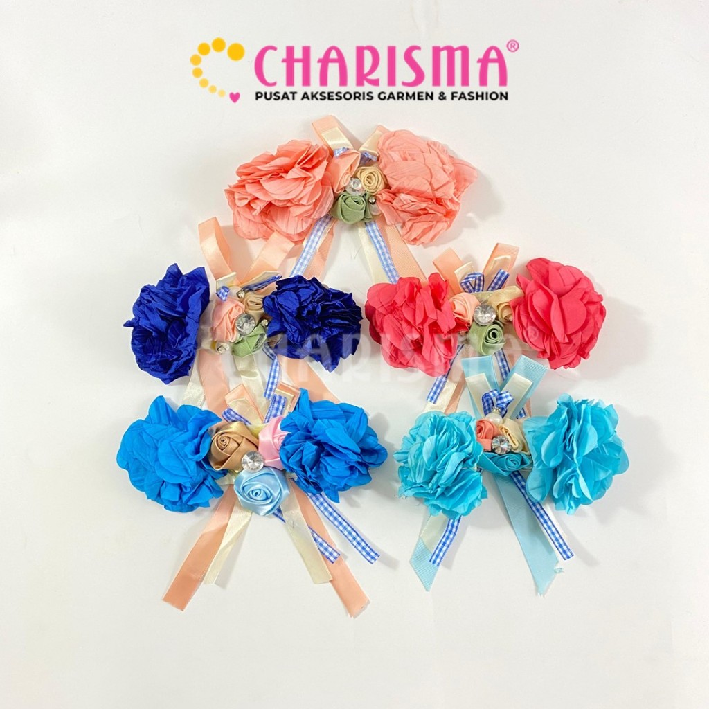 Jual Charisma Aplikasi Motif Bunga - Corsage / Korsase/ Hiasan baju ...