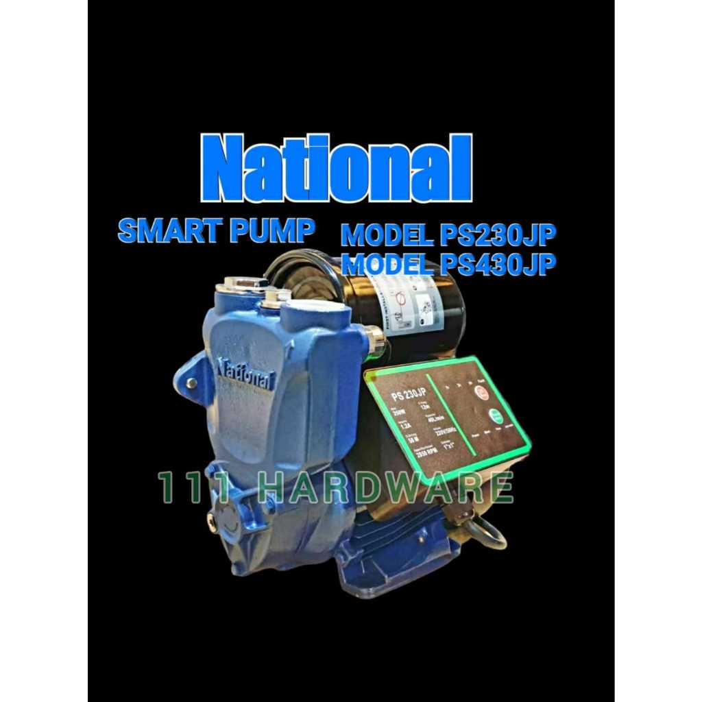 Jual POMPA AIR NATIONAL SMARTPUMP PS 230 & PS 430 / POMPA AIR PINTAR / POMPA SELF PRIMING ...