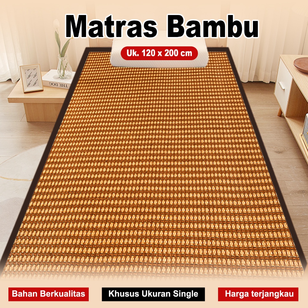 Jual Matras Lipat Bambu Pendingin Tikar Lipat Bambu Alas Kasur ...