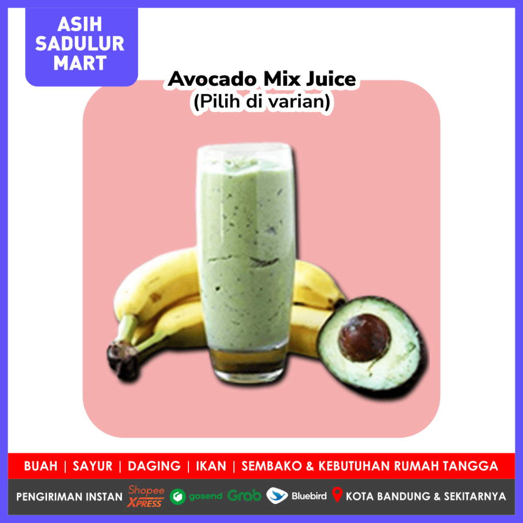 Jual Jus Alpukat Campur +-300ml | Avocado Mix Juice Promo Bandung ...