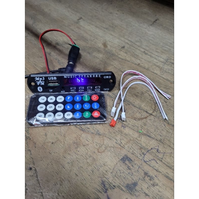 Jual Modul MP3 Bluetooth 12V DC Digital Audio Player ORD | Shopee Indonesia