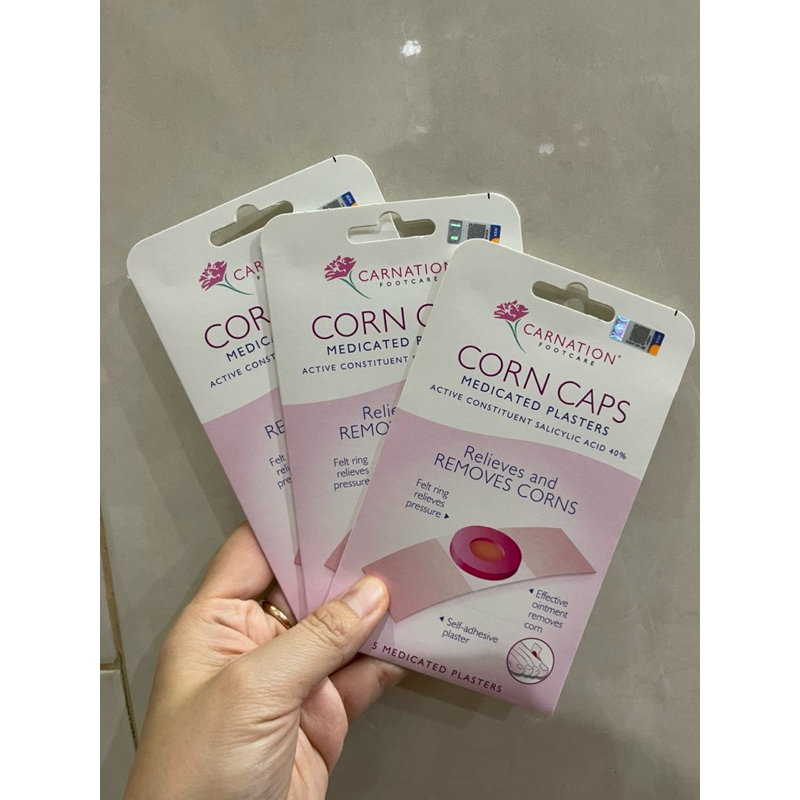 Jual Carnation footcare corn caps plester mata ikan dan kapalan isi ...