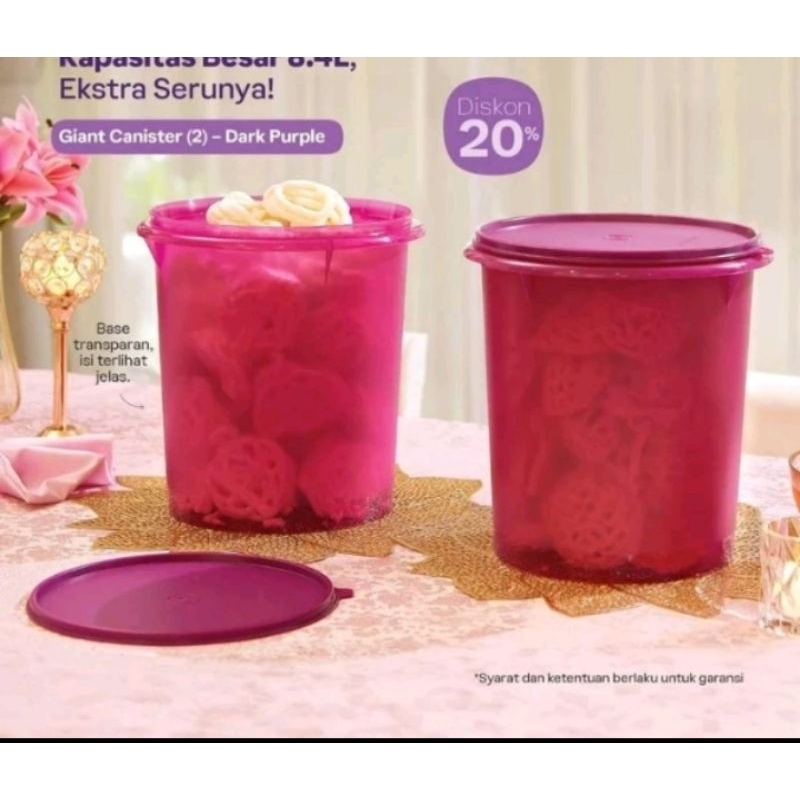 Jual Giant Canister 8,4L Tupperware | Shopee Indonesia