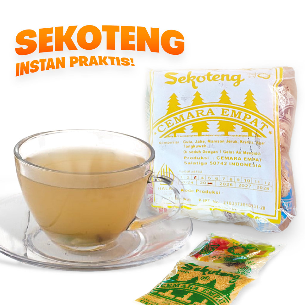 Jual Sekoteng Instan Cap Cemara Empat isi 10 Pcs 300 gr | Shopee Indonesia