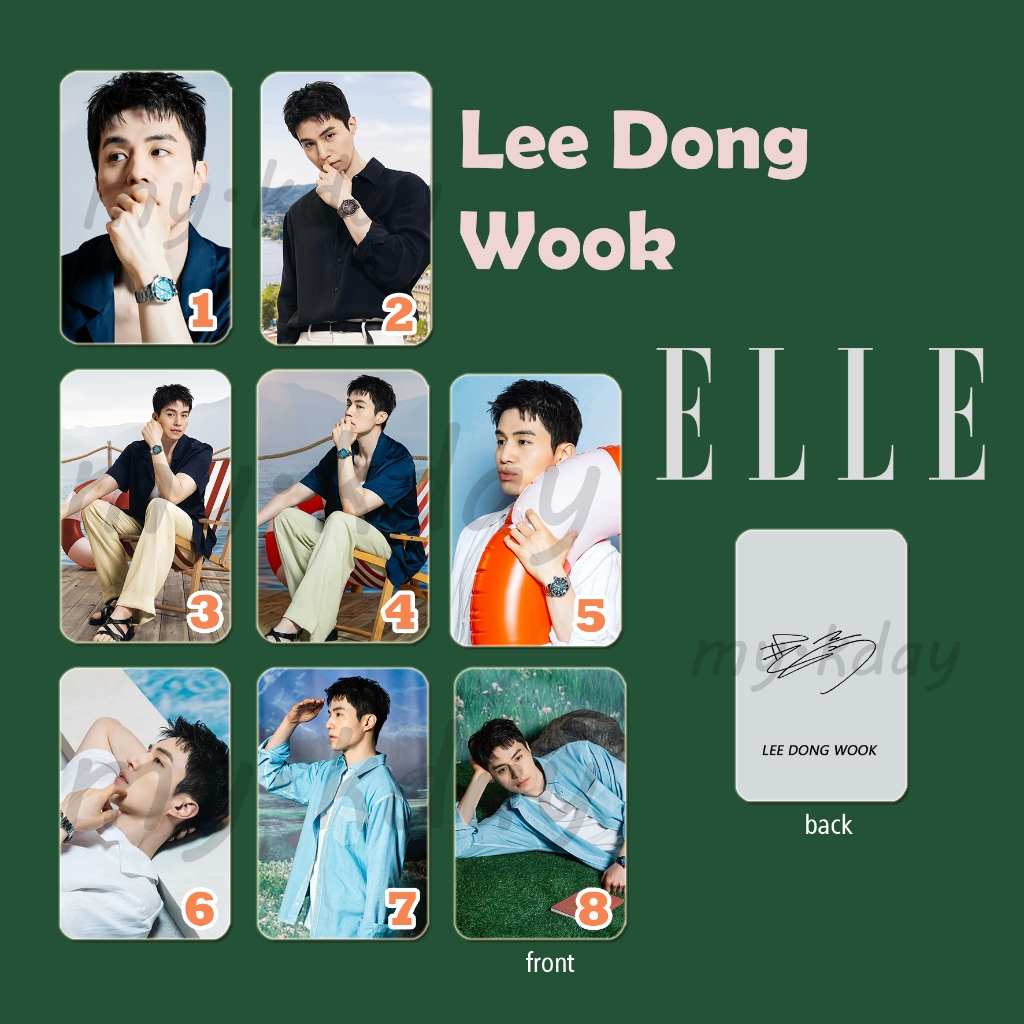 Jual PCA-0204, Photocard Lee Dong Wook El le 2 sisi | Shopee Indonesia