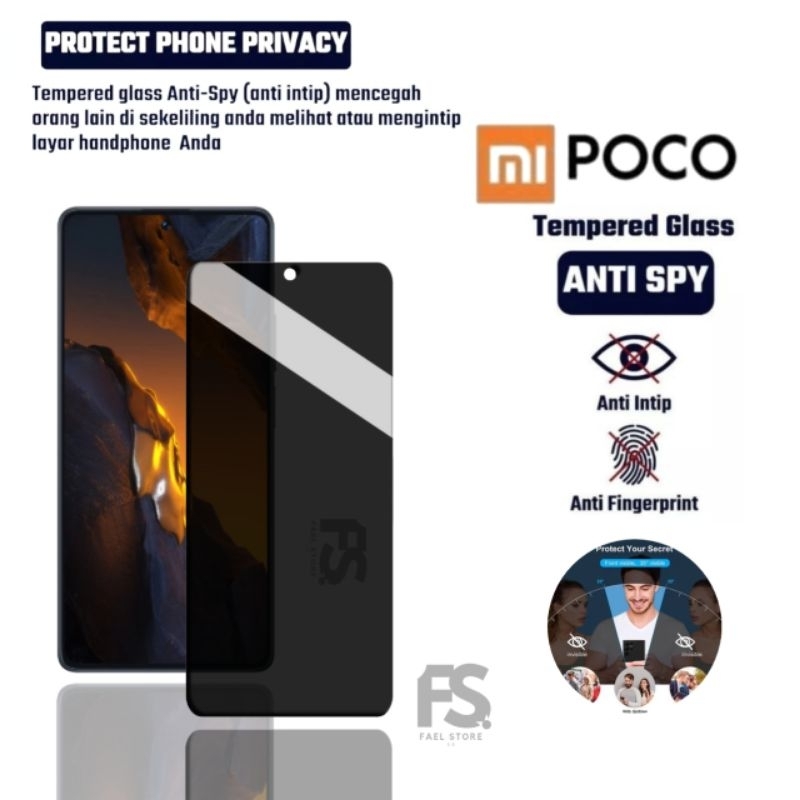 Jual Tempered Glass Anti Spy XIAOMI POCO F5 F5 PRO M2 M2 PRO M3 M3 PRO M3 PRO 5G M4 5G M4 PRO M4 ...