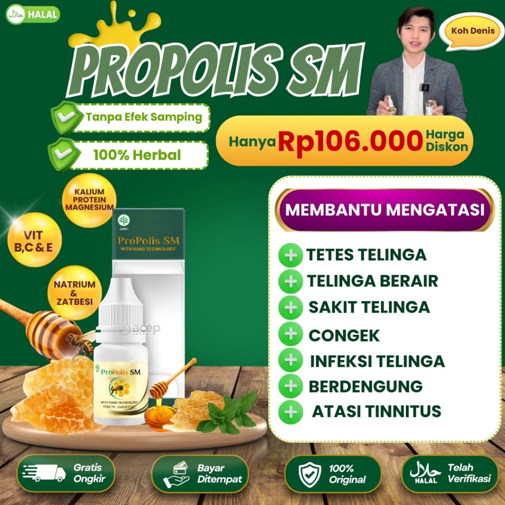 Jual Obat Tetes Telinga Congek Bernanah Bau Busuk Infeksi Telinga Gatal ...