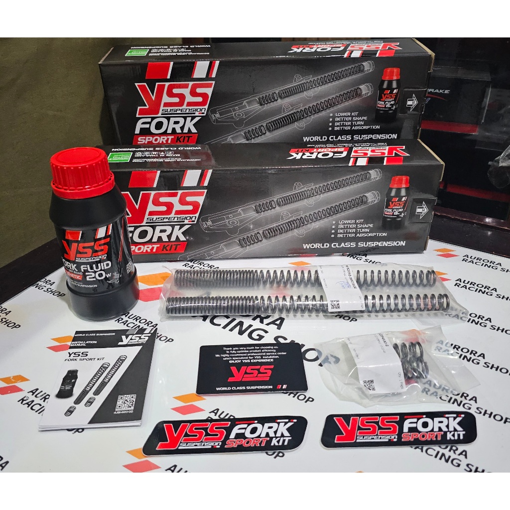 Jual YSS FRONT FORK SPRING SPORT KIT / PER SHOCK DEPAN YAMAHA NMAX OLD ...