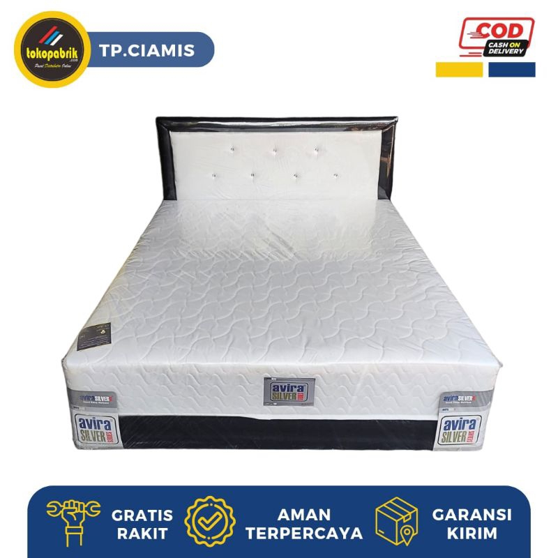 Jual Springbed Full Set Dipan 160x200 / Set Spring bed Divan Ukuran No ...