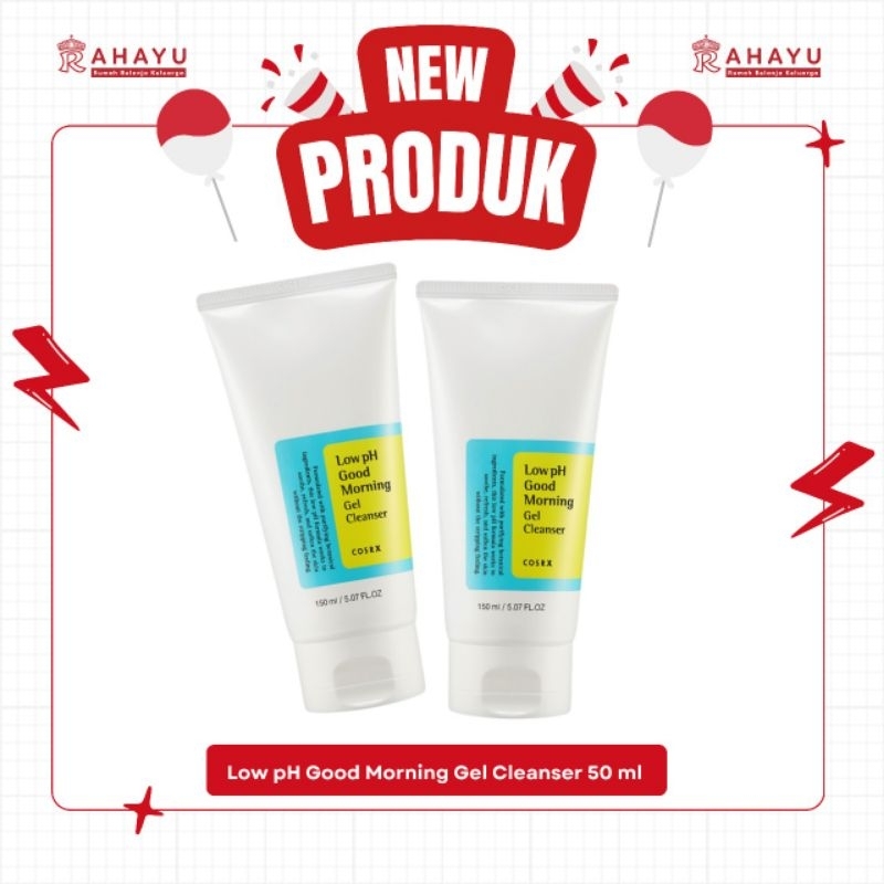 Jual COSRX LOW PH GOOD MORNING GEL CLEANSER 50 ML | Shopee Indonesia