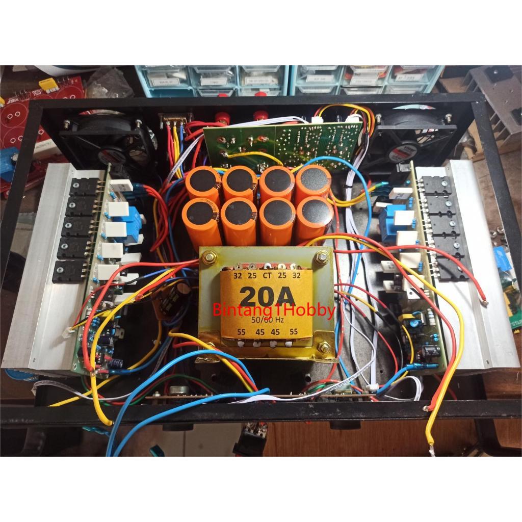 Jual Power Rakitan 2x800 watt 20A/Trafo ukuran Sedang/Bukan Murni ...