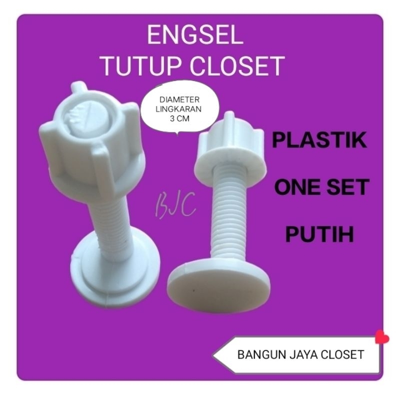 Jual Baut engsel tutup Closet/ Engsel bulat tutup Closet duduk toilet ...