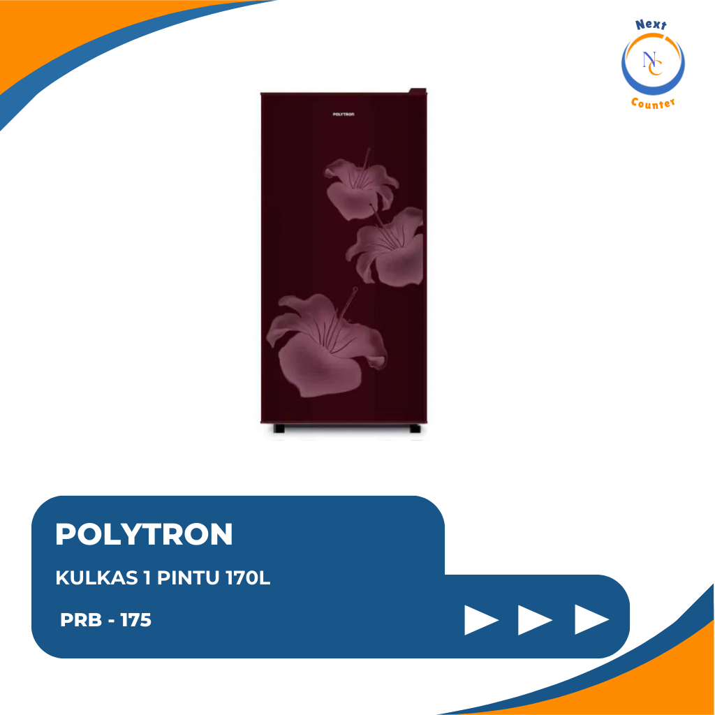 Jual KULKAS POLYTRON 1 PINTU METALLIC PRB 175 | Shopee Indonesia