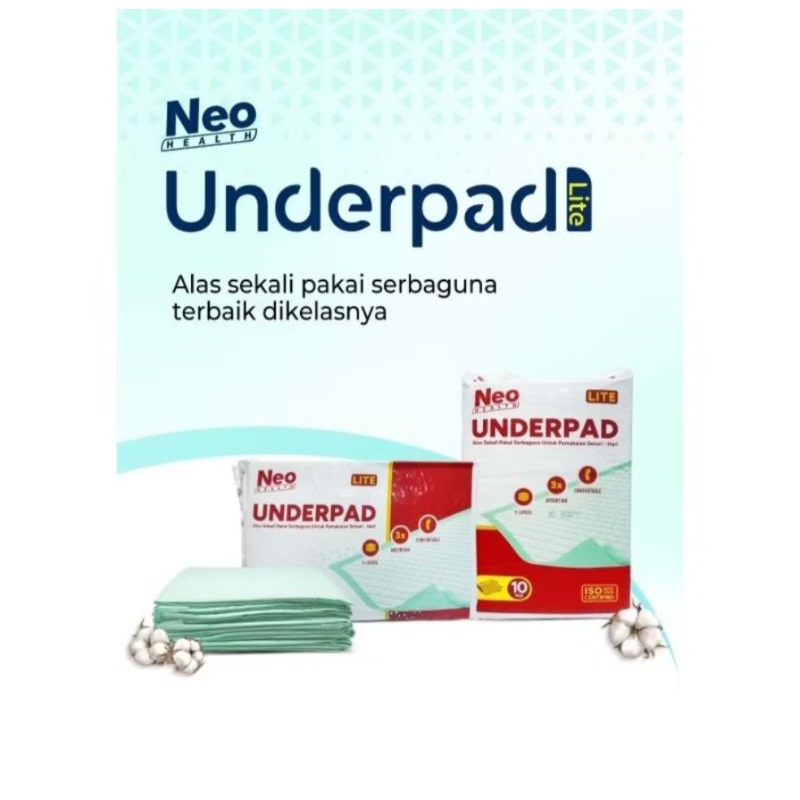 Jual UNDERPAD NEO ALAS SEKALI PAKAI PERLAK SERBAGUNA 60 x 90cm | Shopee ...