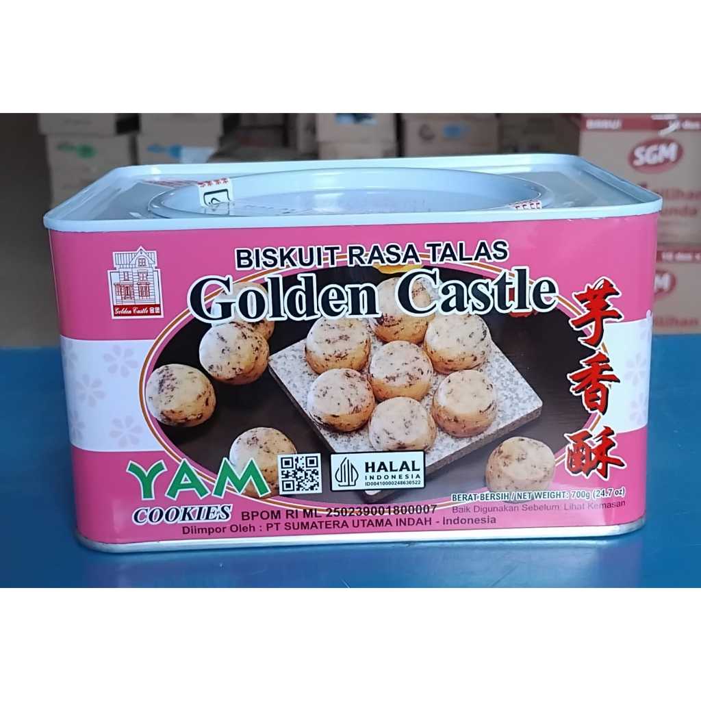 Jual Golden Castle Yam Cookies Rasa Talas | Shopee Indonesia