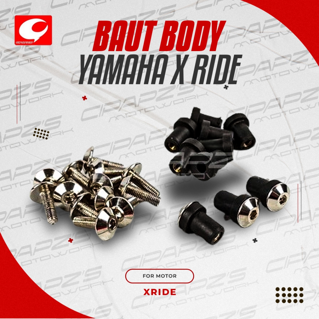 Jual Baut Body Yamaha X Ride - Set Baut Original untuk Perawatan dan ...