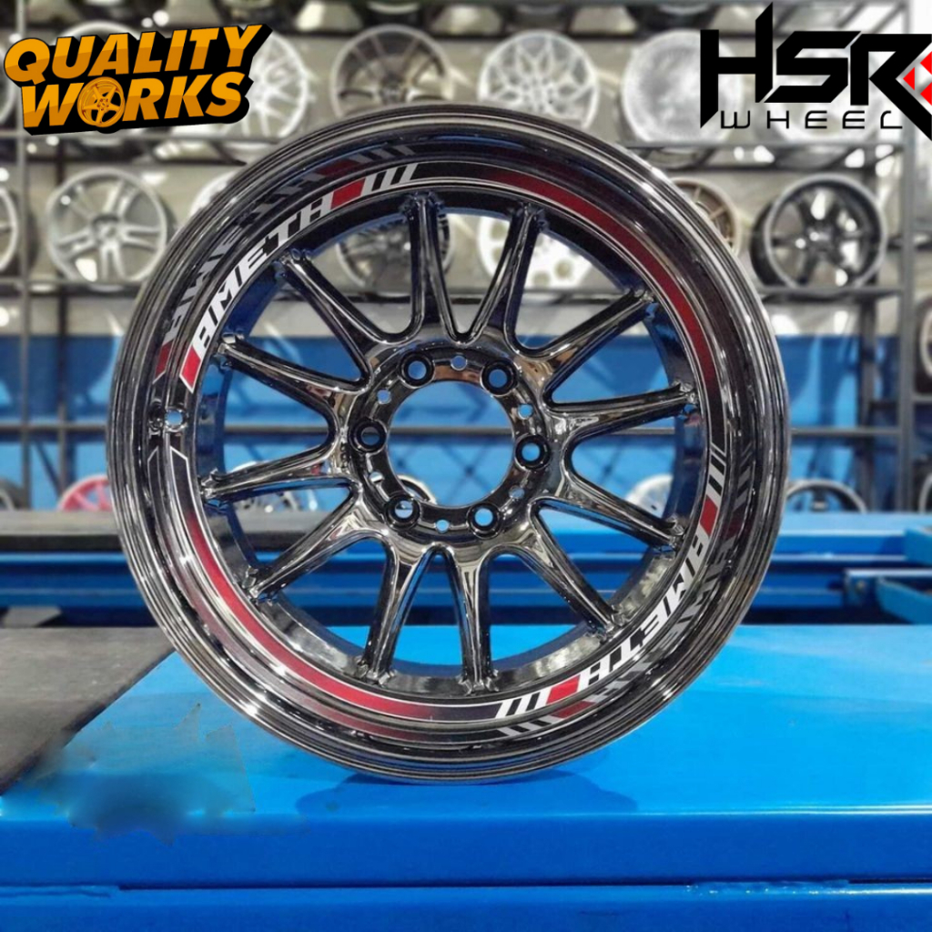 Jual Velg Pajero, Fortuner R18 Inch Warna Black Chrome Pelek Hsr Ameth ...