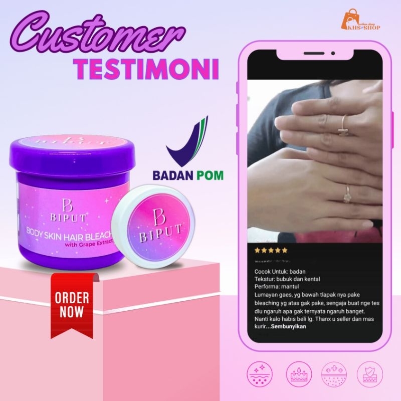 Jual BLEACHING BADAN SUPER BIPUT ANGGUR BPOM PEMUTIH BADAN BLECING | Shopee Indonesia