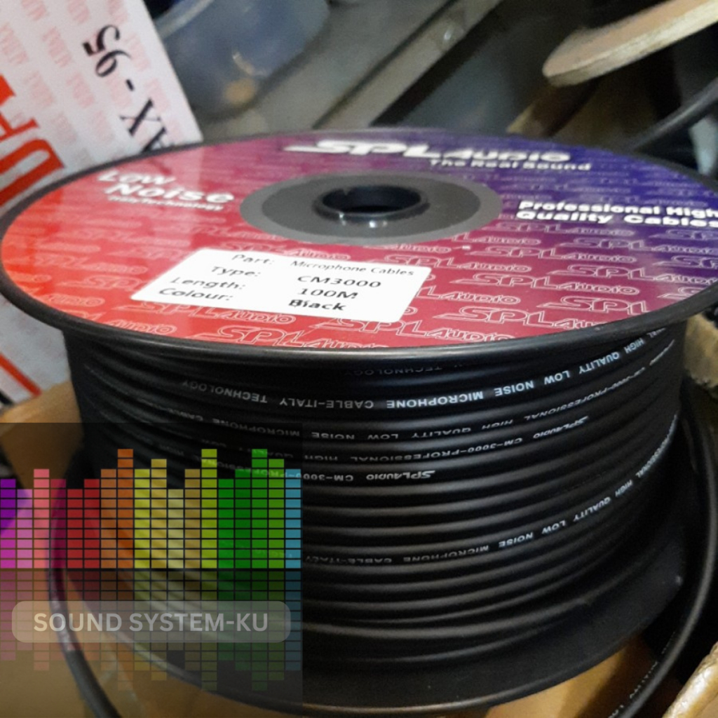 Jual KABEL MIC MICROPHONE STEREO SPL AUDIO CM-3000 TEMBAGA MURNI / PER ...