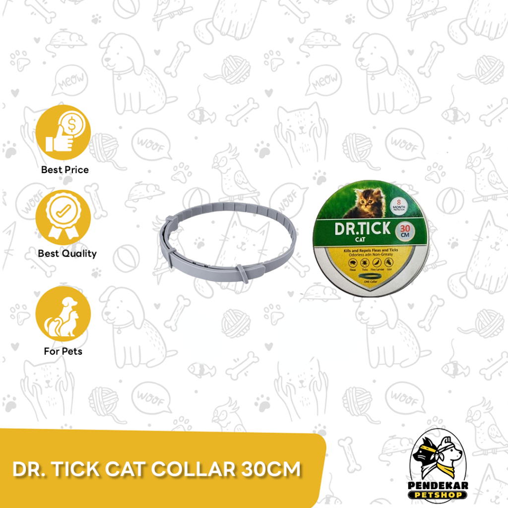Jual DR Tick Kalung Anti Kutu Kucing Cat Flea Tick Collar 30 Cm ...