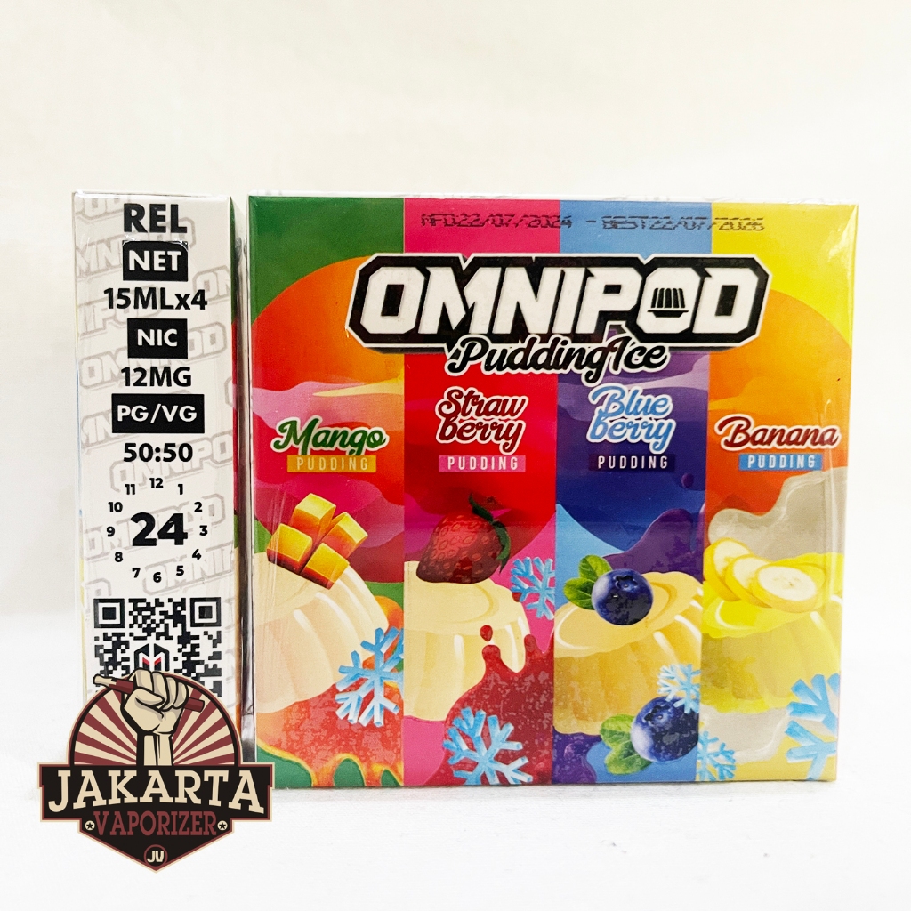 Jual PODS FRIENDLY OMNIPOD PUDDING ICE PACK PODS 15ML X 4PCS 12MG BY ...