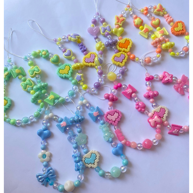 Jual strap phone luxury premium series random pilih warna / gantungan ...