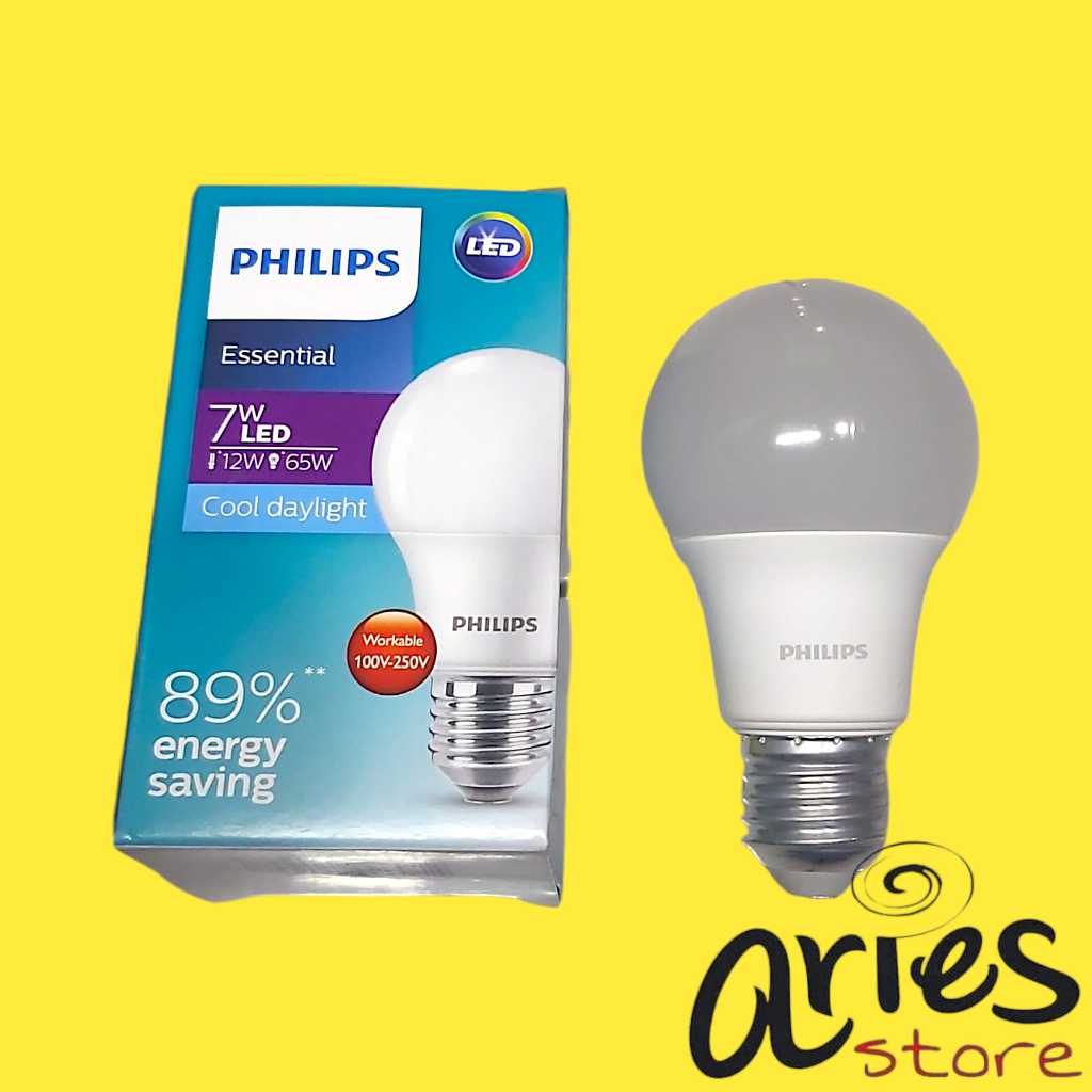 Jual LED PHILIPS ESSENTIAL LED BULB 7 WATT | Shopee Indonesia