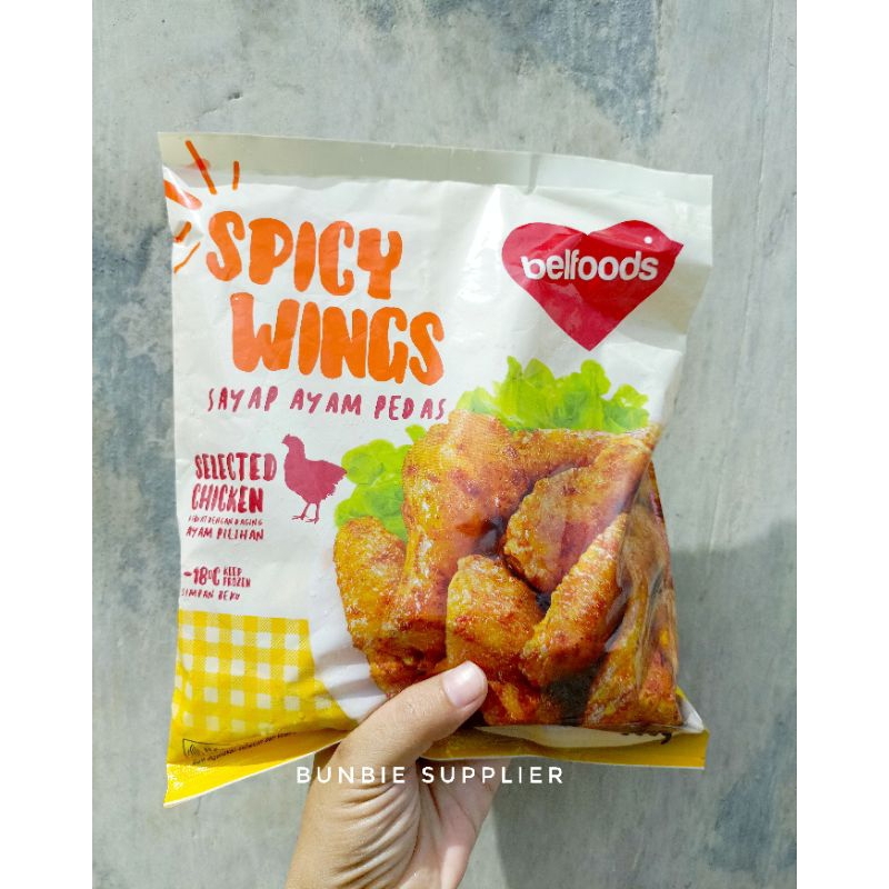 Jual Belfoods Spicy Wings 500gr / Belfoods Sayap Ayam Pedas Frozen | Shopee Indonesia