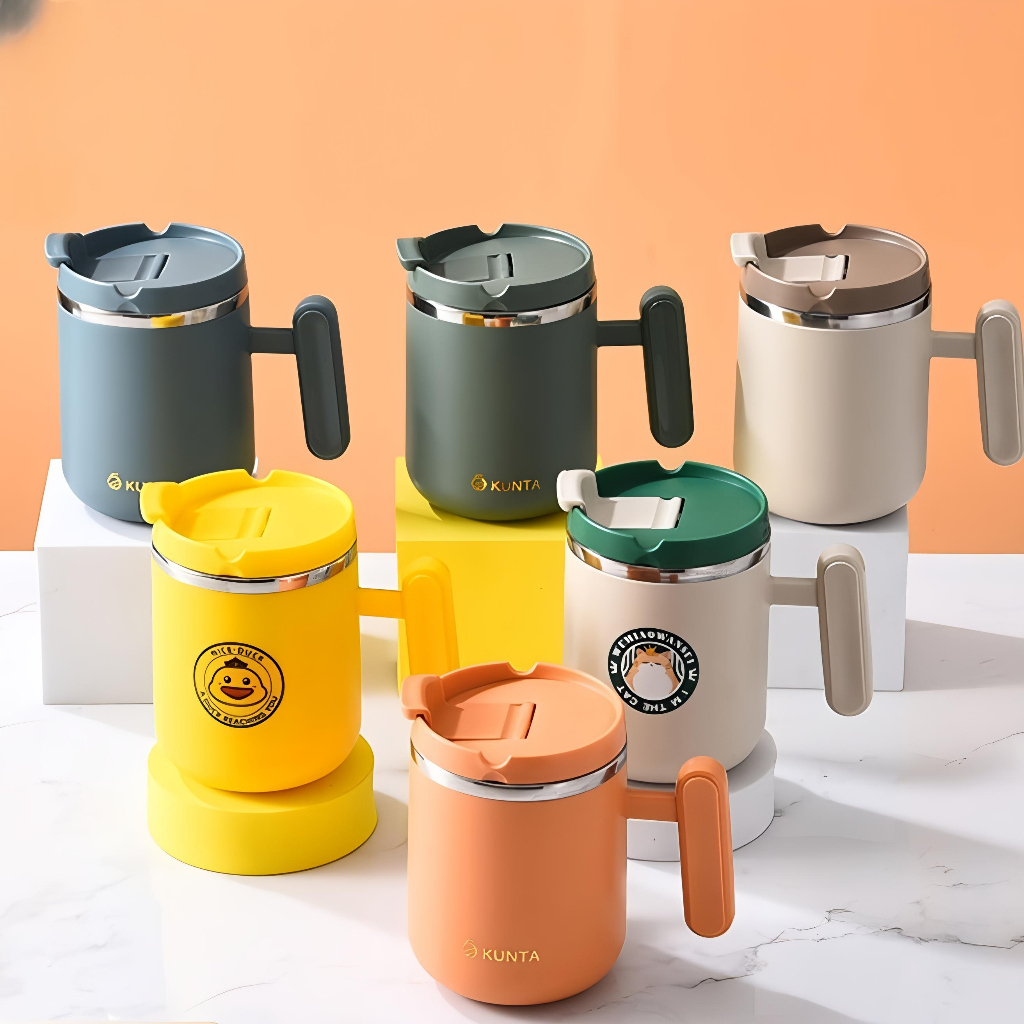 Jual Mug Stainless Polos Ukuran 450ML Gagang SUS 304 (toko rici) MUG ...