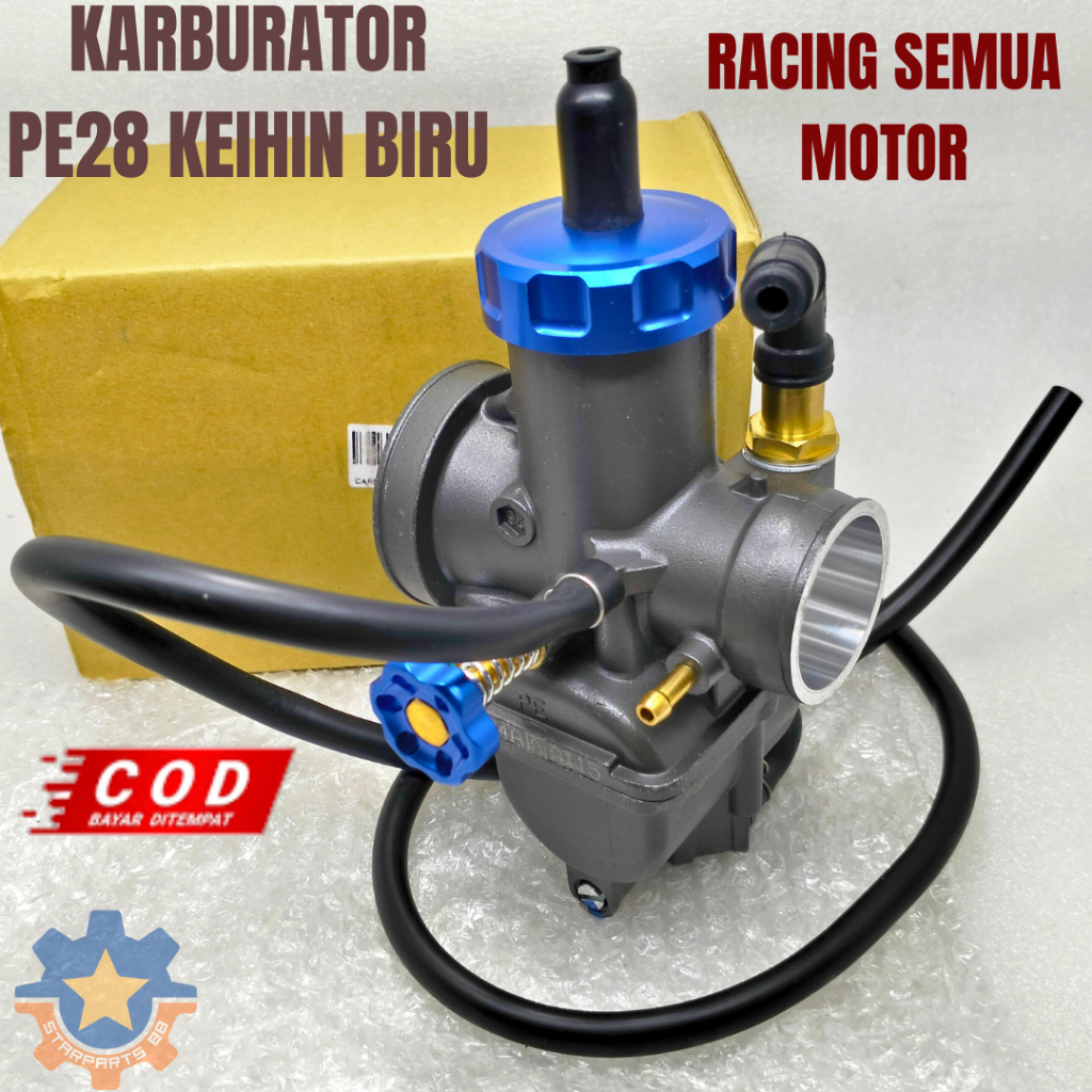 Jual KARBURATOR PE28 BIRU RACING UNIVERSAL SEMUA MOTOR ORISINIL ASLI KEIHIN THAILAND CARBURETOR ...