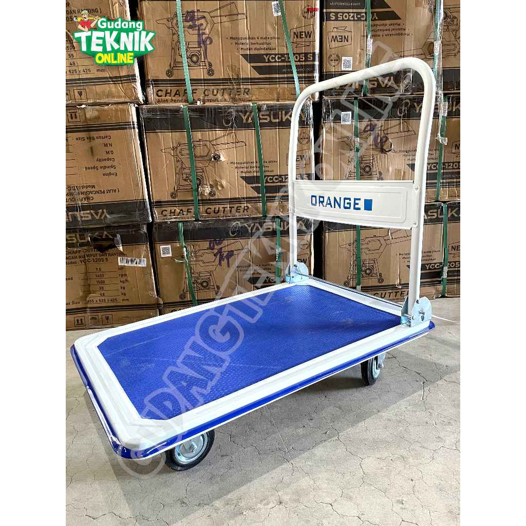 Jual Hand Truck Lipat 150kg 300kg ORANGE / Alat Angkut Angkat Dorong ...
