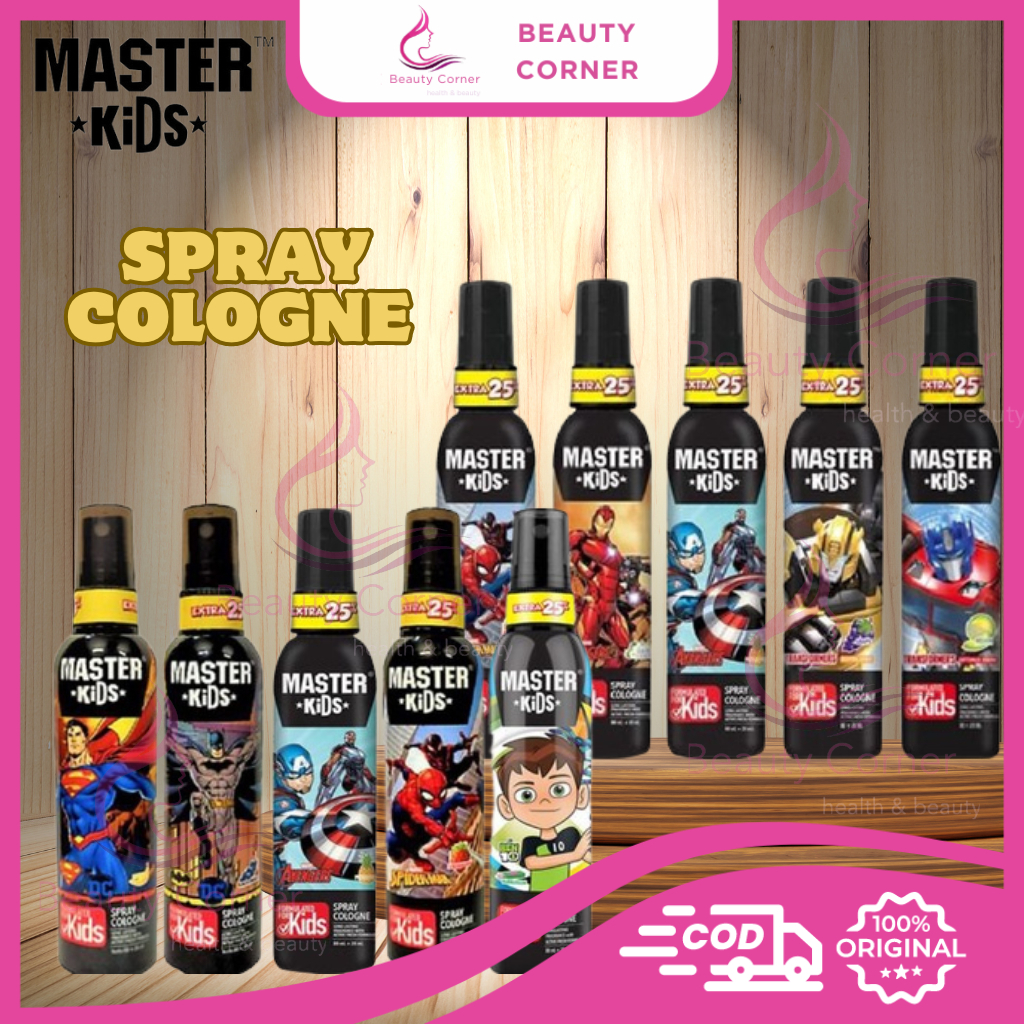 Jual Master Kids Spray Cologne - 80 ml+20 ml | Shopee Indonesia