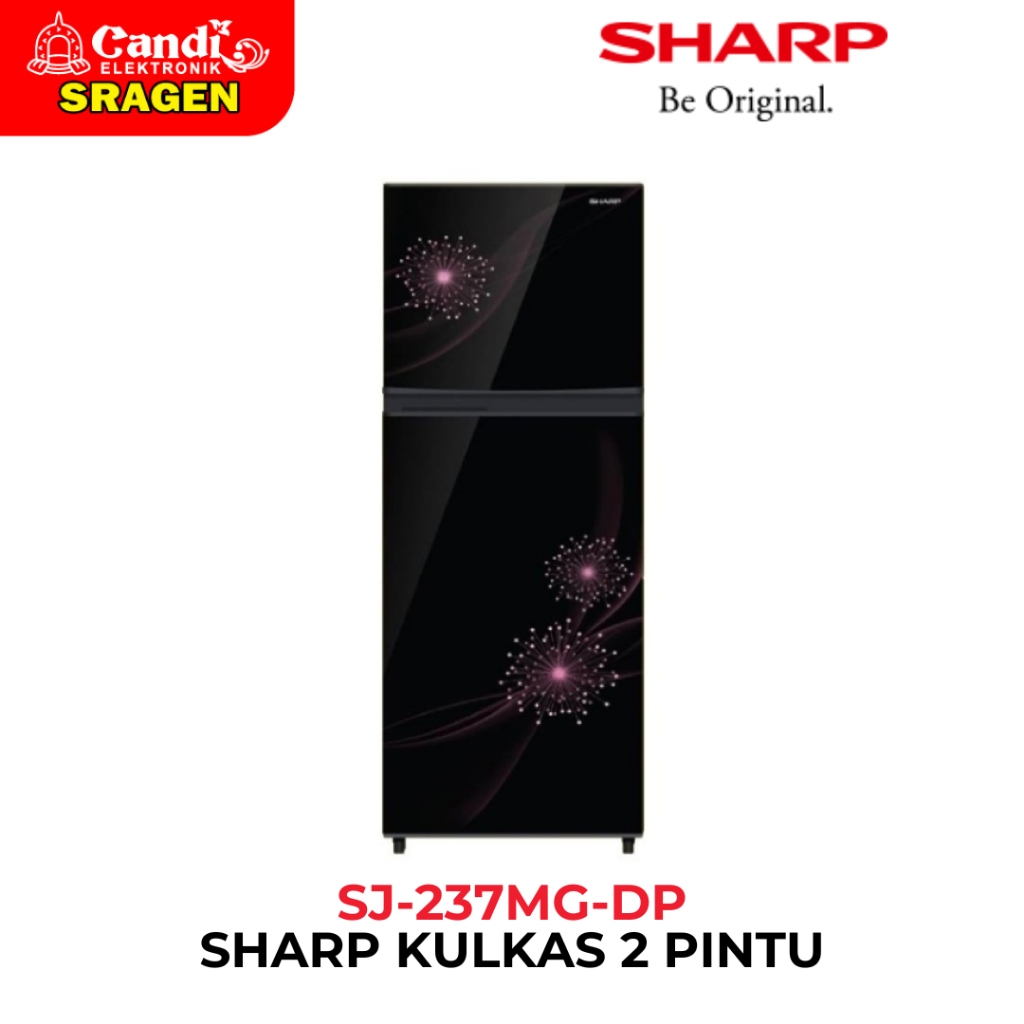 Jual SHARP Kulkas 2 Pintu 205 Liter Ag+ Nano Deodorizer - SJ-237MG-DP ...