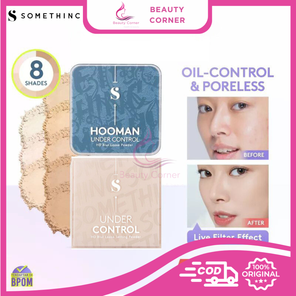 Jual Somethinc Hooman Under Control HD Blur Loose Powder | Shopee Indonesia