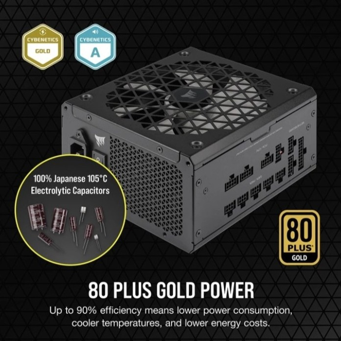 Jual POWER SUPPLY CORSAIR RM 1000X 80 PLUS GOLD (PUTIH) | Shopee Indonesia