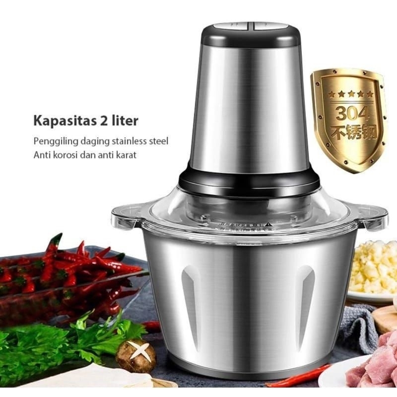 Jual CHOPPER BLENDER KAPSUL MIROMI 4 MATA PISAU LEBIH BESAR CUTTER QUATRE PORTABLE ELEKTRIK ...