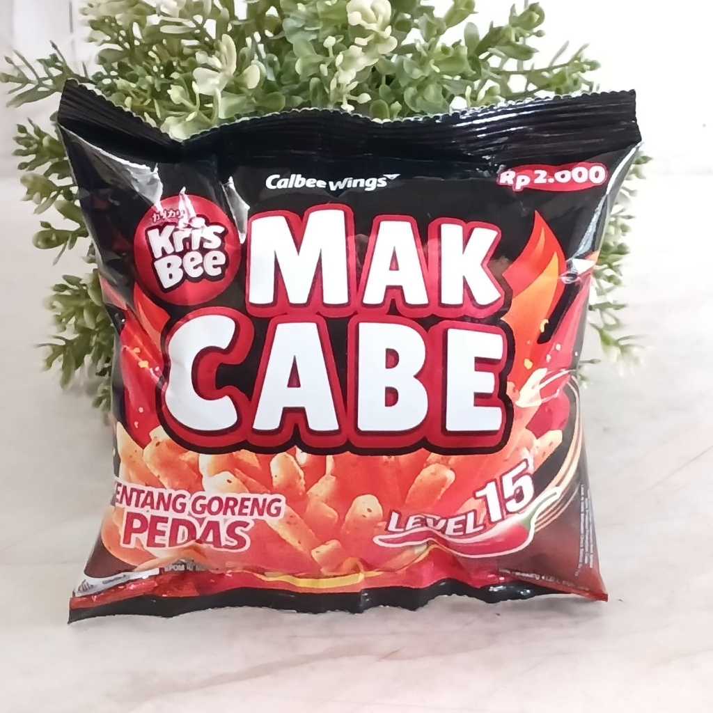 Jual Kris Bee Mak Cabe 20gr Kentang Goreng Pedas | Shopee Indonesia