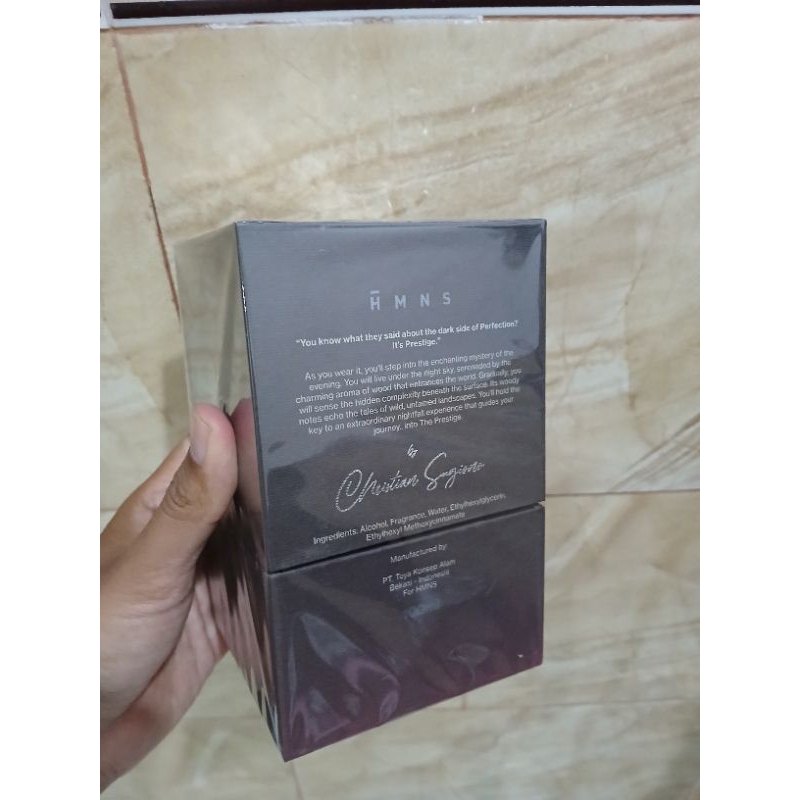 Jual HMNS The Prestige Eau de Perfume 100ml original asli segel parfum ...