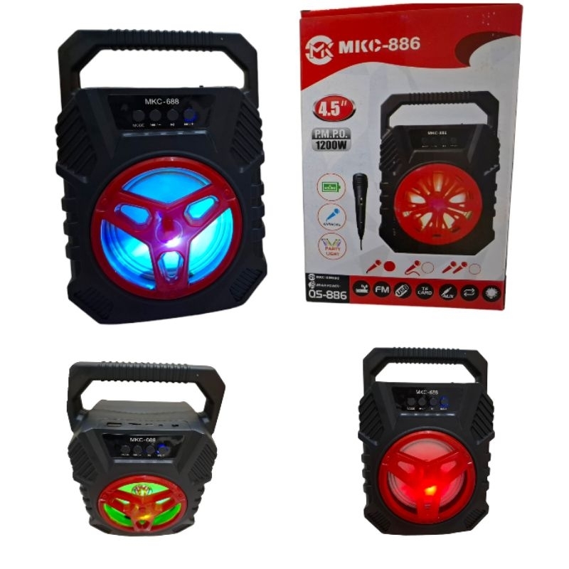 Jual Speaker Bluetooth Portable 668H Free Microphone / SALON Aktif XTM ...
