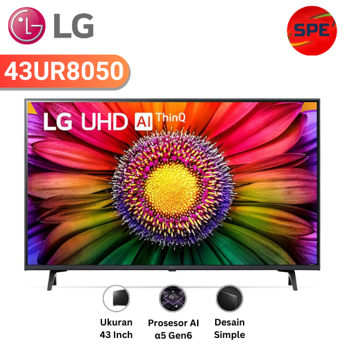 Jual SMART TV LG 43 INCH 43UR8050PSB.ATI UHD 4K HDR GARANSI RESMI ...