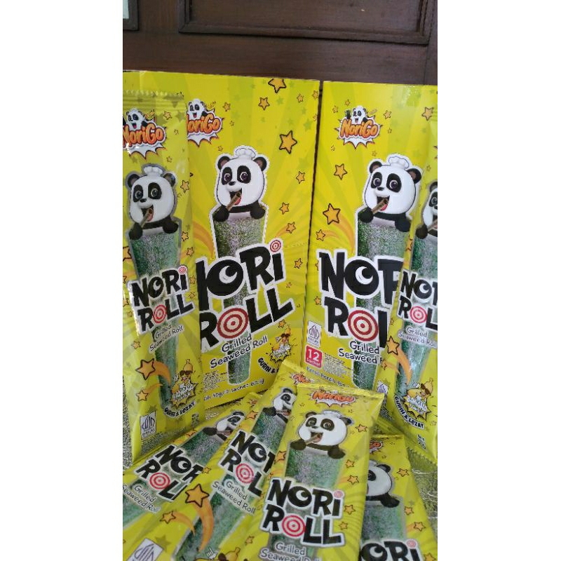 Jual (Dus) Nori Roll Rasa Pisang 1 dus isi 6 pack / Nori Roll Rumput ...