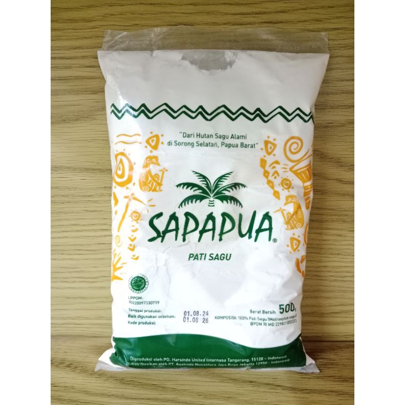 Jual SAPAPUA - Tepung Sagu dari Papua - 500gr | Shopee Indonesia