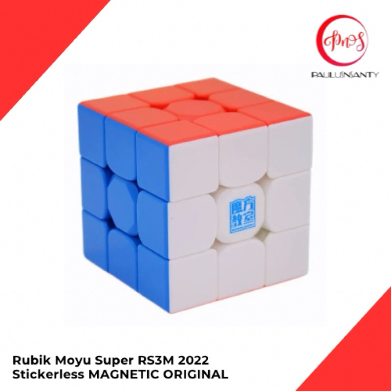 Jual Rubik 3x3 Moyu Super RS3M 2022 Stickerless MAGNETIC ORIGINAL ...
