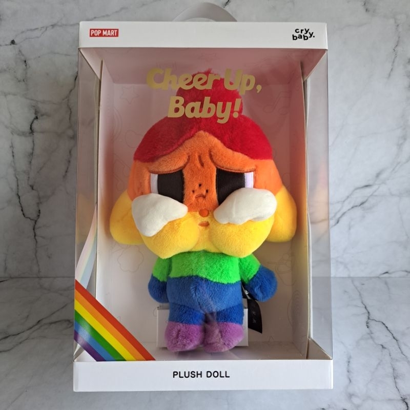 Jual ready cry baby crybaby plush doll cheer up rainbow | Shopee Indonesia