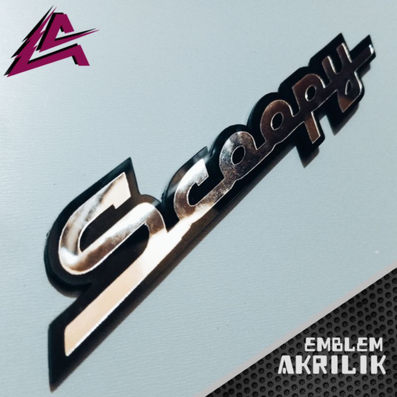 Jual EMBLEM HONDA SCOOPY EMBLEM AKRILIK TIMBUL | Shopee Indonesia