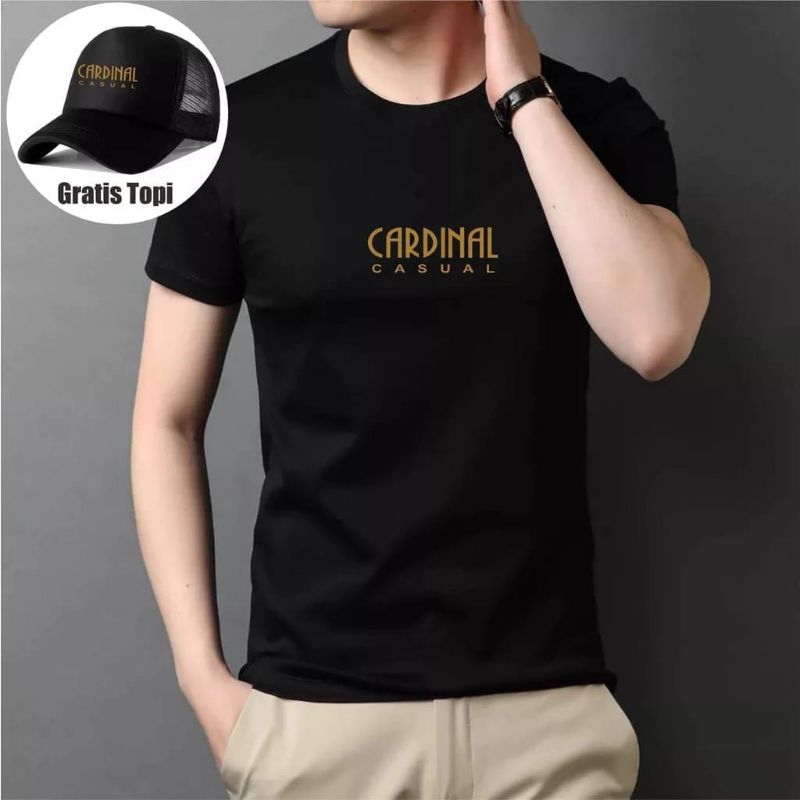 Jual Bonus Topi Baju Kaos Pria & Wanita Lengan Pendek / Baju Kaos ...