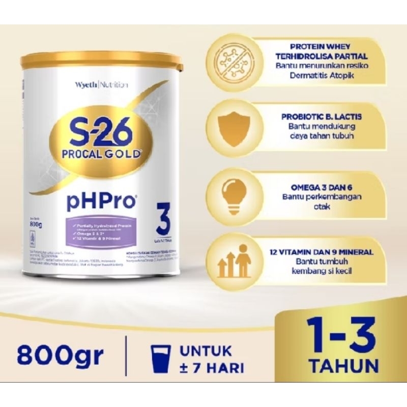 Jual S26 Procal GOLD pHPro Tahap 3 800gr | Shopee Indonesia